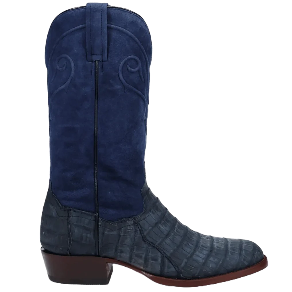 Dan Post Men's Alvis Caiman Leather Blue Western Boots DP3101