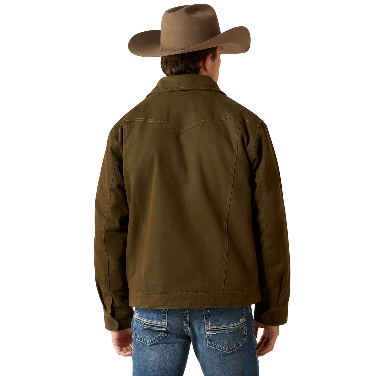 Ariat Men's Canvas Rancher Desert Sand Snap Button Jacket 10062437