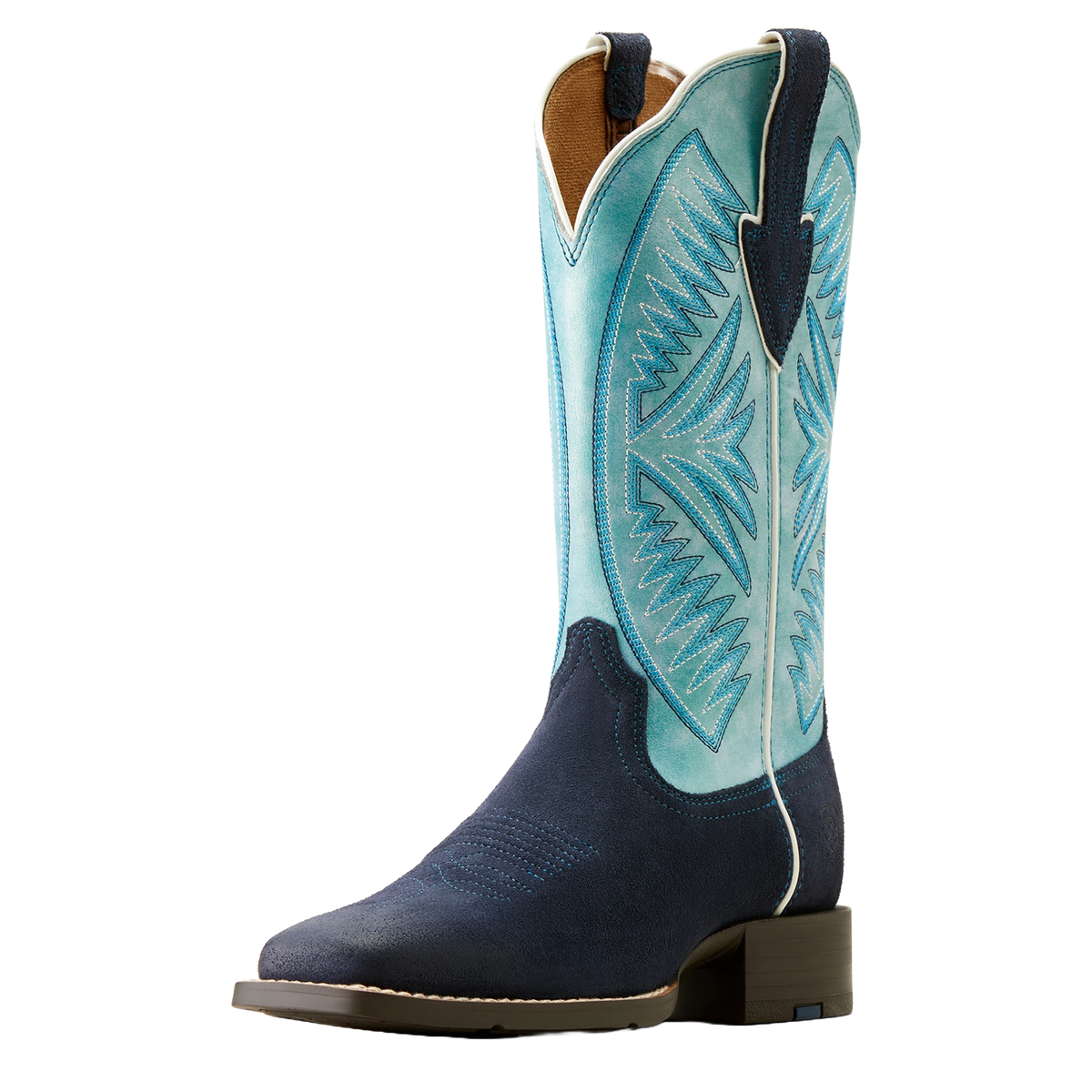 Ariat Ladies Round Up Ruidoso Midnight In Marfa Roughout Western Boots