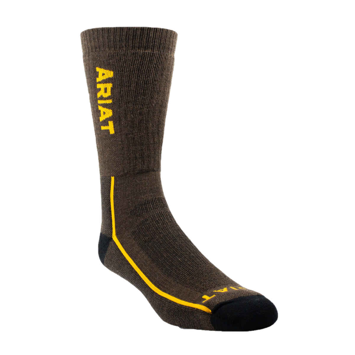 Ariat Work Unisex Heavyweight Merino Wool Steel Toe Crew Socks 1003648