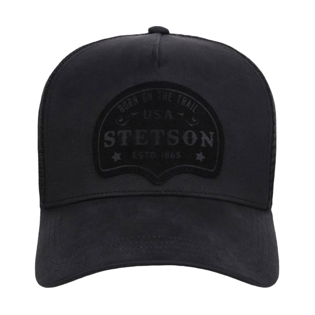 Stetson Men's Born On The Trail Black Trucker Cap 11-077-0102-0105-BL