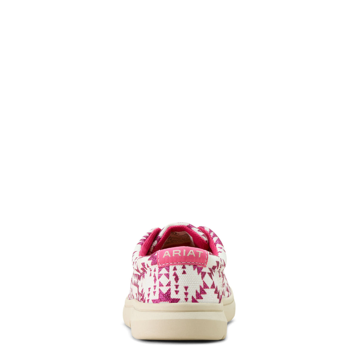 Ariat Girl's Hilo Bright Rose Southwestern Glitter Slip On Shoes 10063