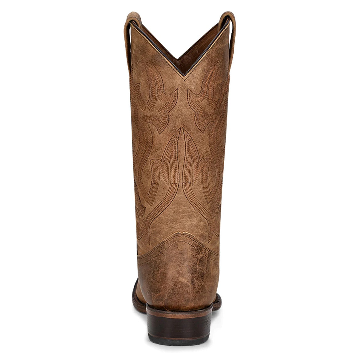 Circle G by Corral Men's Tan Brown Embroidery Round Toe Boots L5888