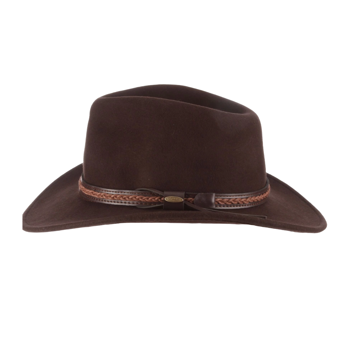 Scala Men's Pacific Buffalo Chocolate Wool Felt Hat DF186-CHOC