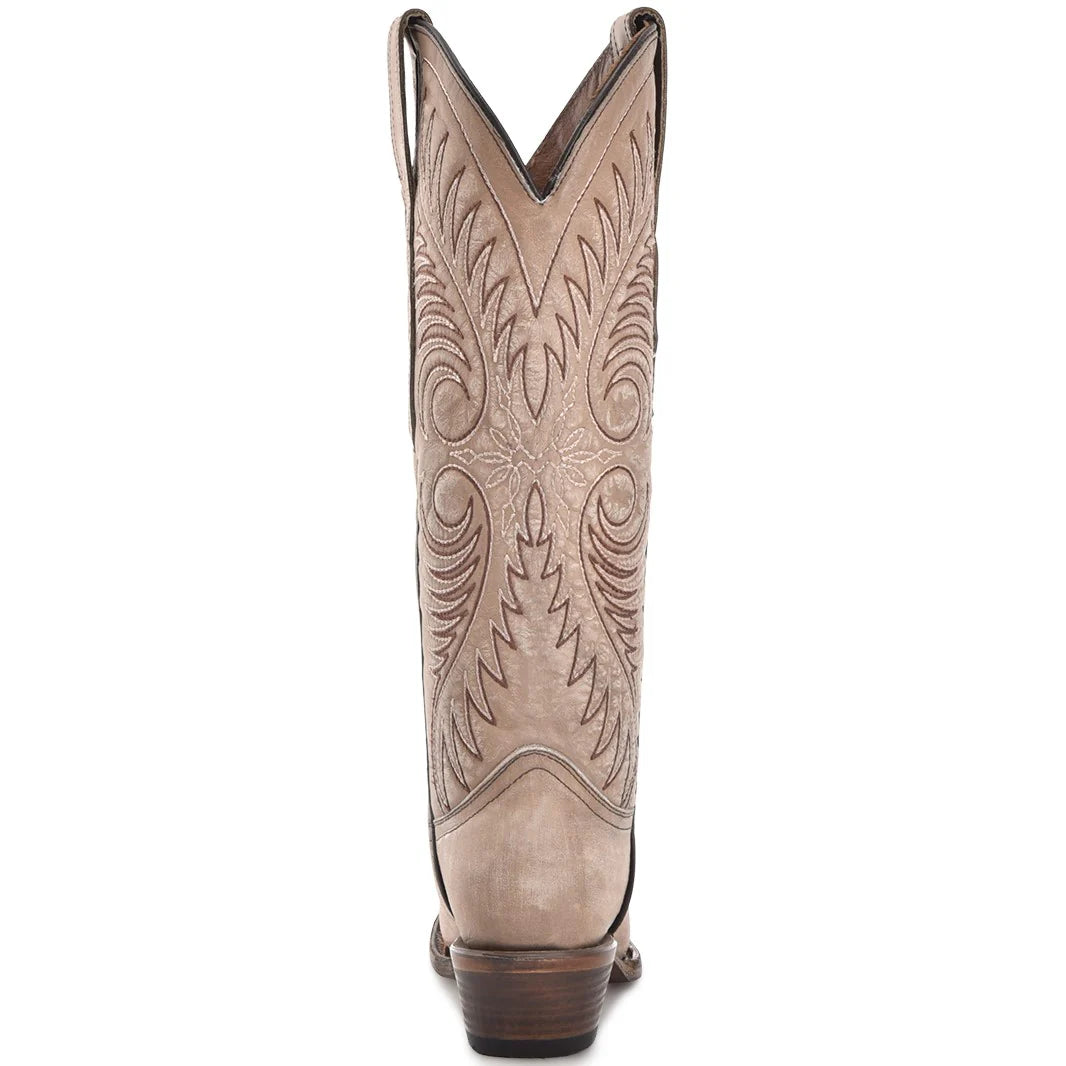 Circle G By Corral Ladies Sand Cowhide Leather Western Boots L6116