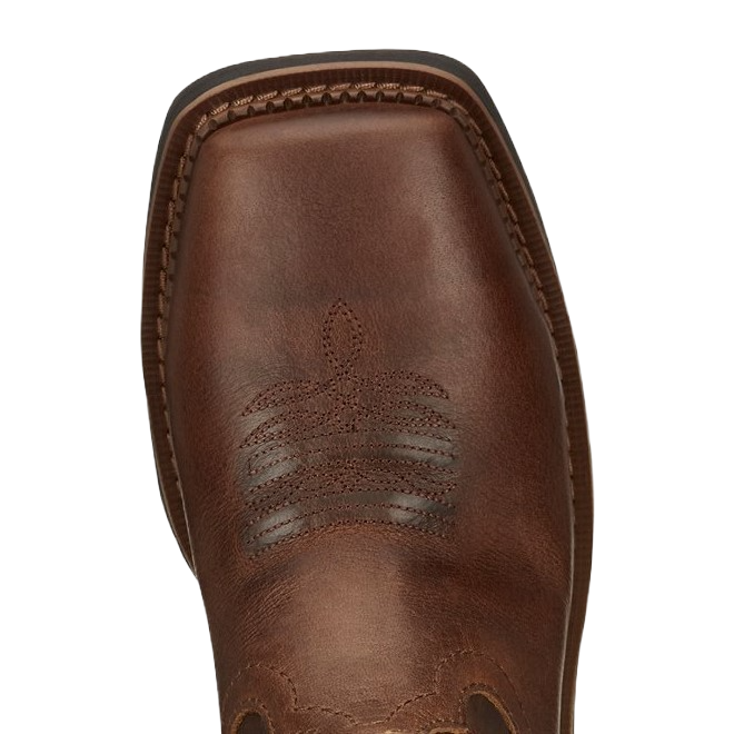 Justin Ladies Lathey Brown Nano Composite Square Toe Work Boots GY9962