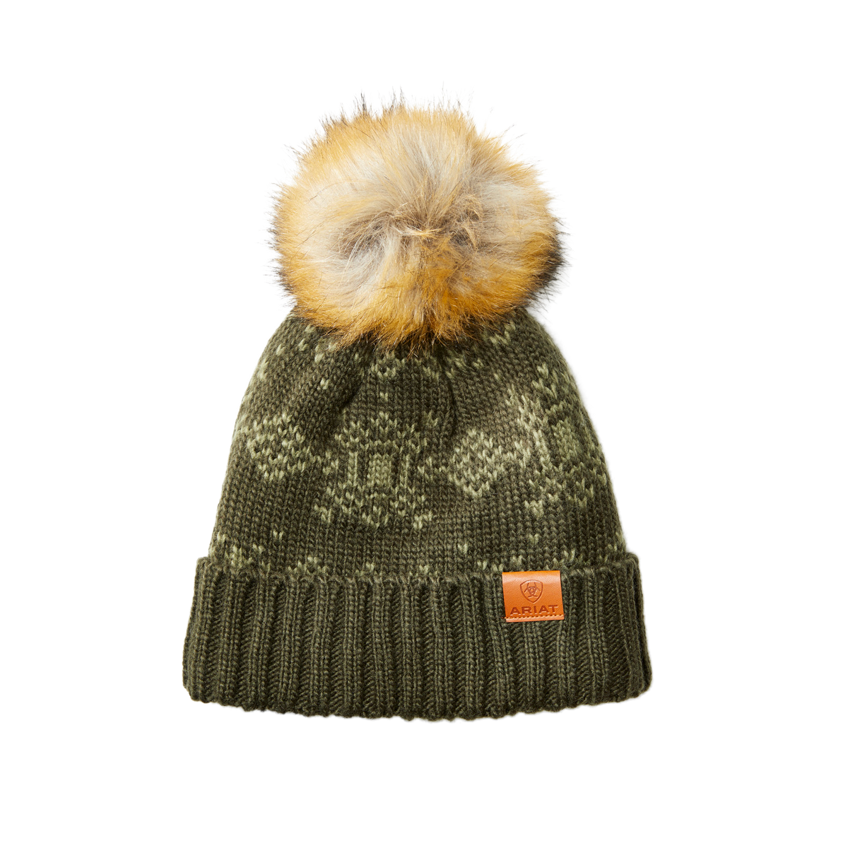 Ariat® Ladies Patrona Forest Mist & Four Leaf Clover Beanie 10041922