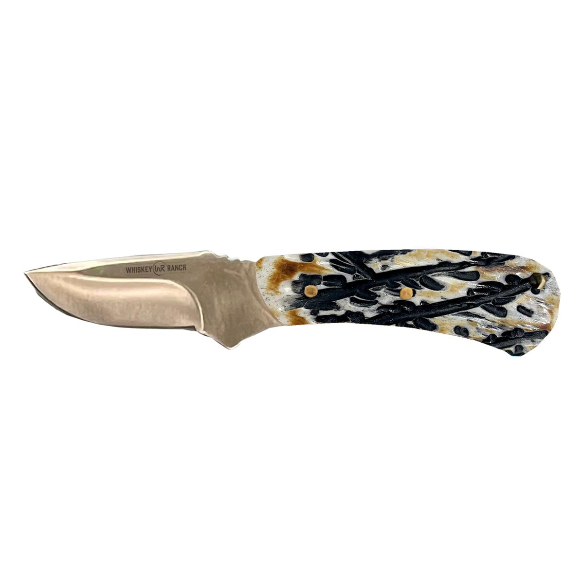 Whiskey Bent® Burnt Bone Mini Skinner Pocket Knife WB44-16
