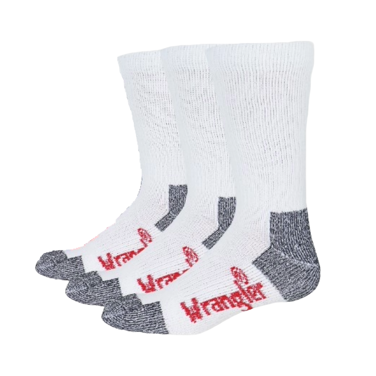 Wrangler® Riggs Men's White Ultra-Dri Work Boot Socks - 3 Pack - 3/724