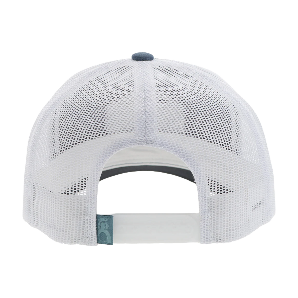 Hooey Ranchero Punchy Graphic Blue & White Trucker Cap 5027T-BLWH