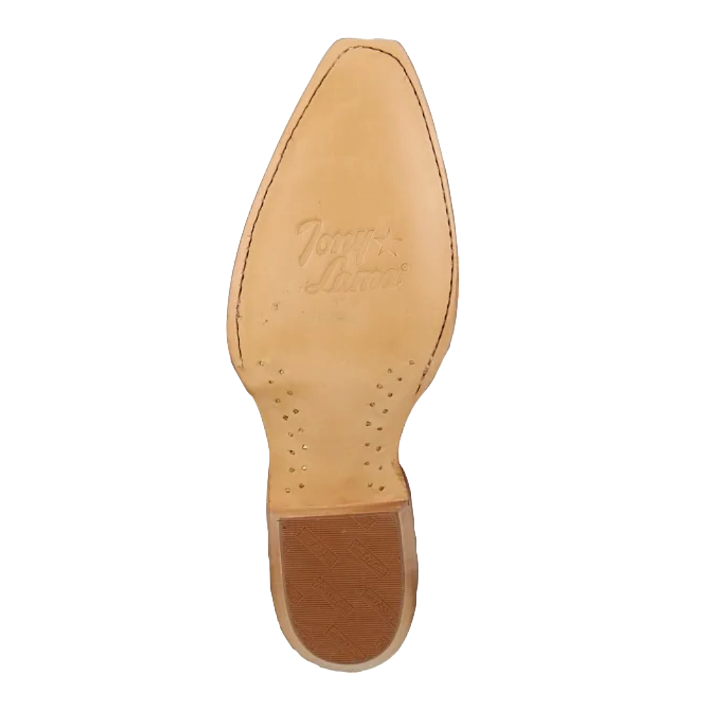Tony Lama Ladies Val Cognac Goat Leather Western Boot DR3832
