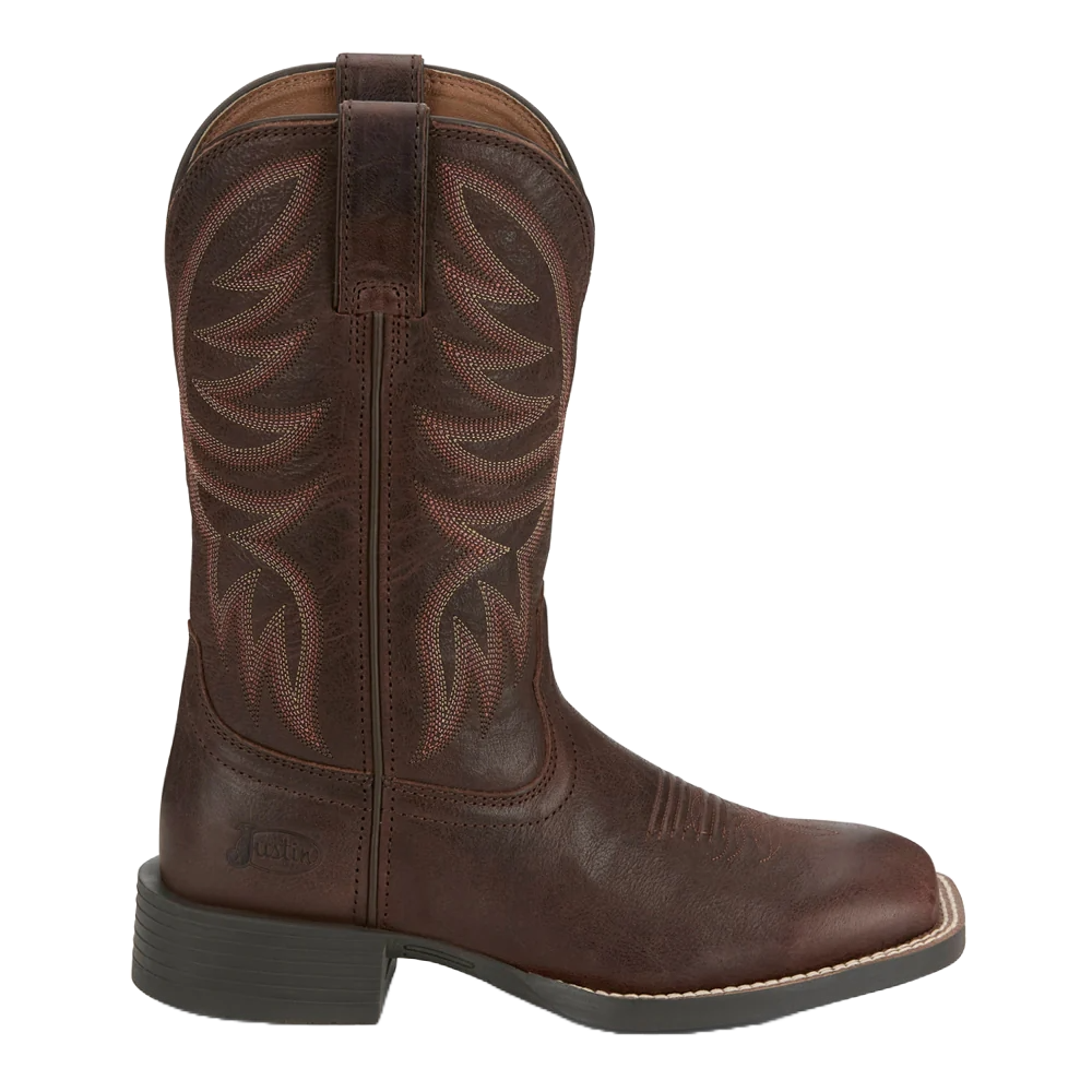 Justin Ladies Demeter Spicy Brown Water Buffalo Leather Boots SE2803