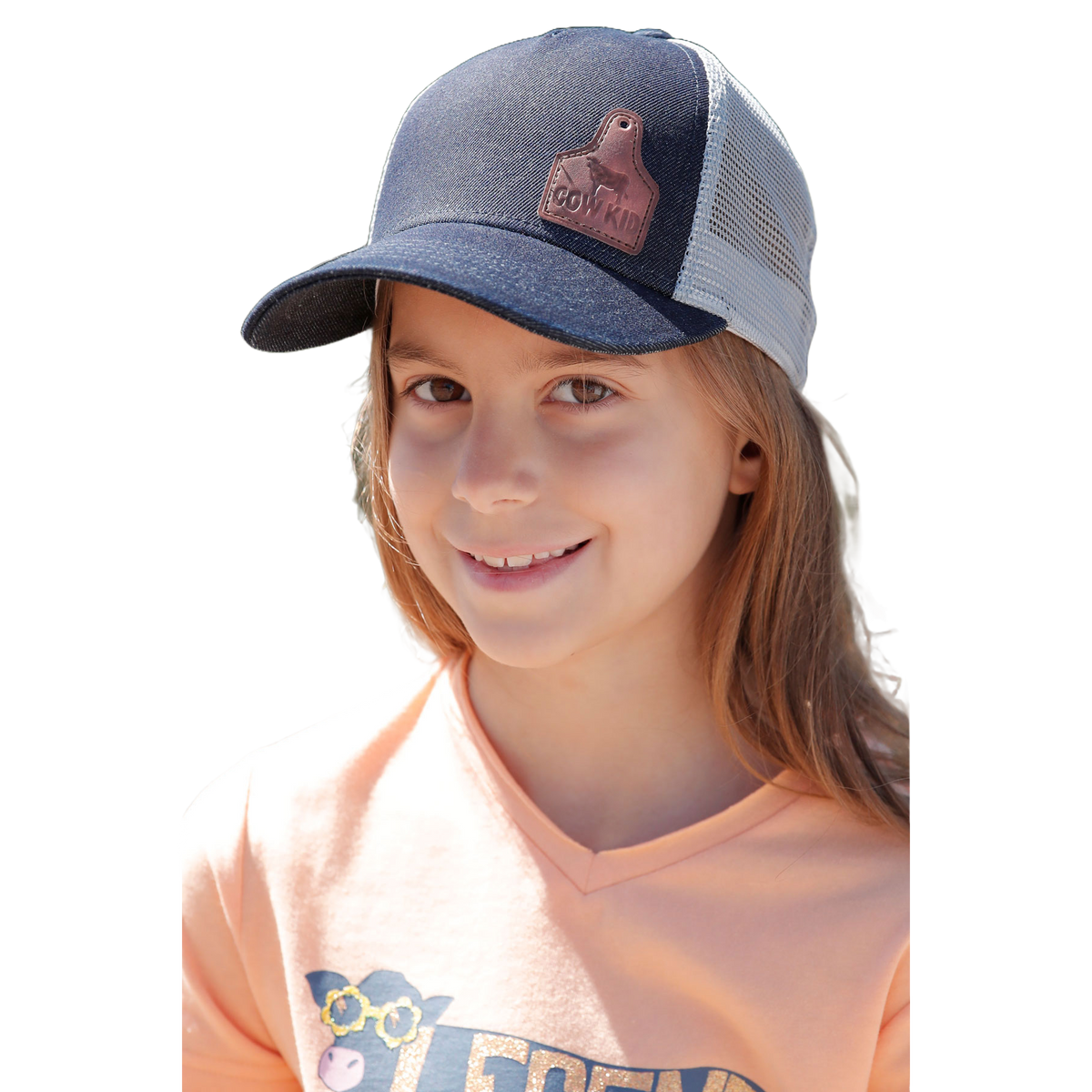 Cinch Youth Girl's Indigo Dark Denim Trucker Cap CCC0042025