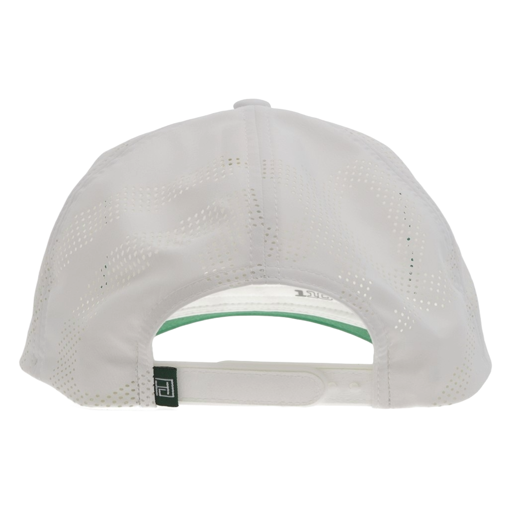 Hooey Men's Cowboy Golf Graphic Green & White Cap 2430T-WH