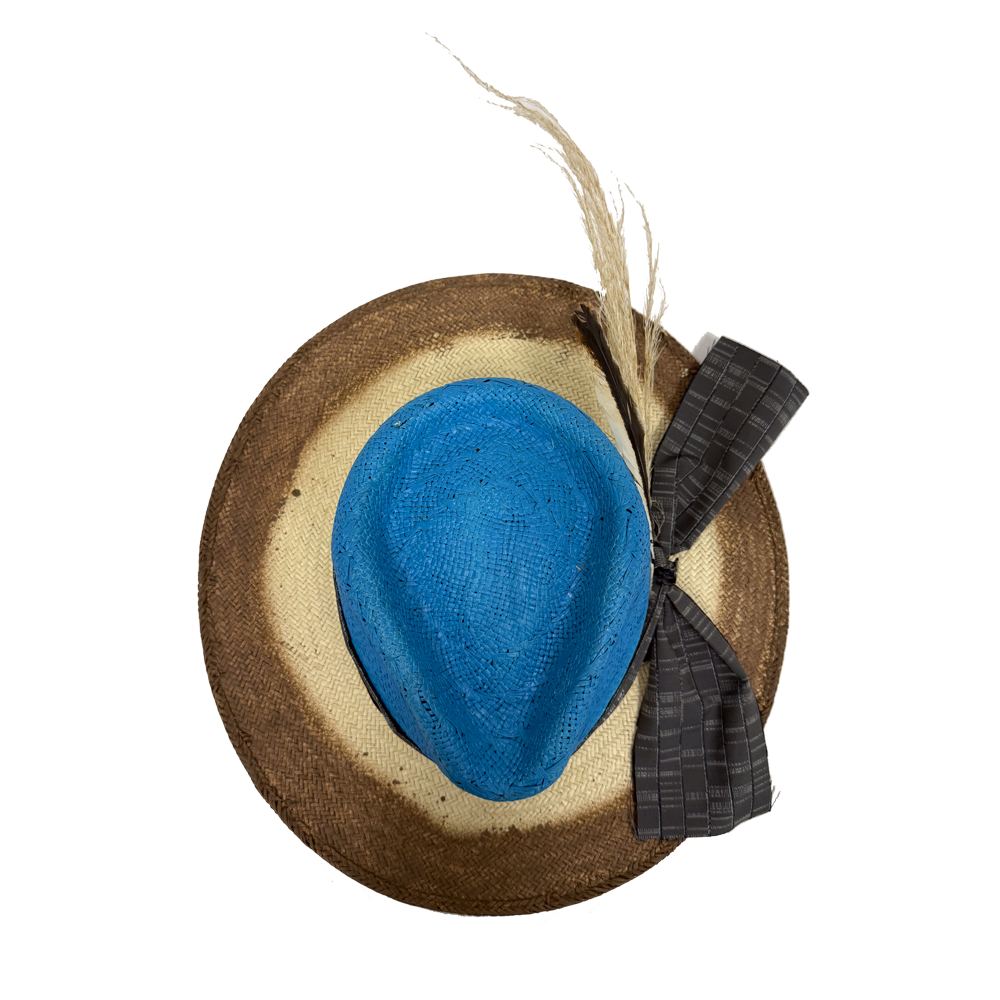 Corral Ladies Ombre Blue Western Straw Hat LS0111GOAS-BLU