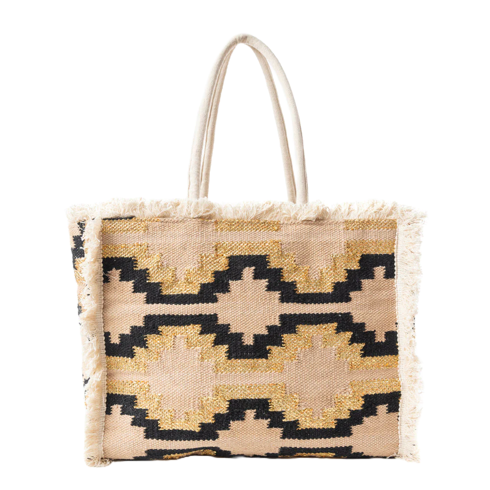 Myra Bag Ladies Wild West Sandstone Tote Bag S-11765