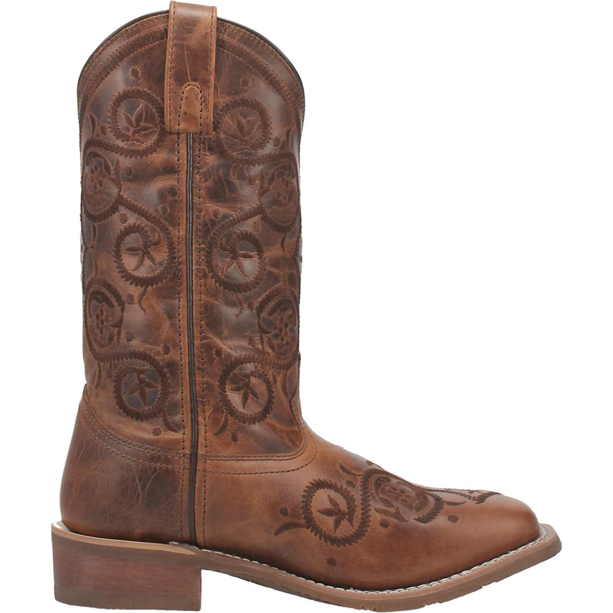 Laredo Ladies Dizzie Brown Square Toe Boots 5863