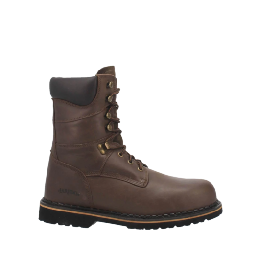 Laredo Men's Chain Dark Brown Electrical Round Steel Toe Work Boots 88