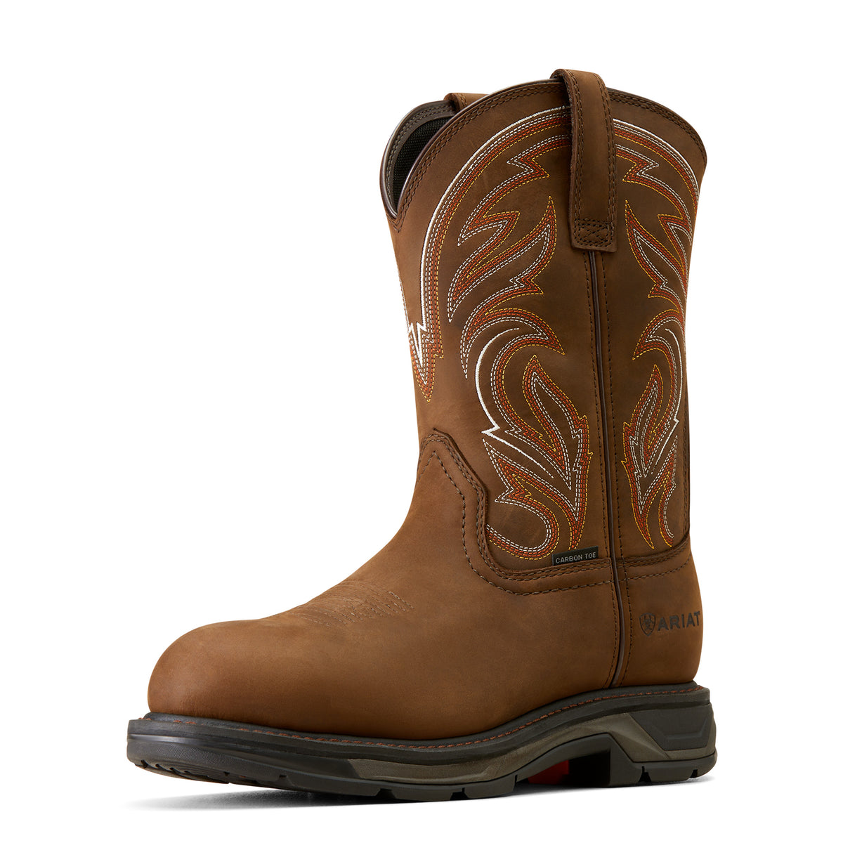 Ariat Men's WorkHog XT Carbon Toe Distressed Brown Work Boots 10045437 ...