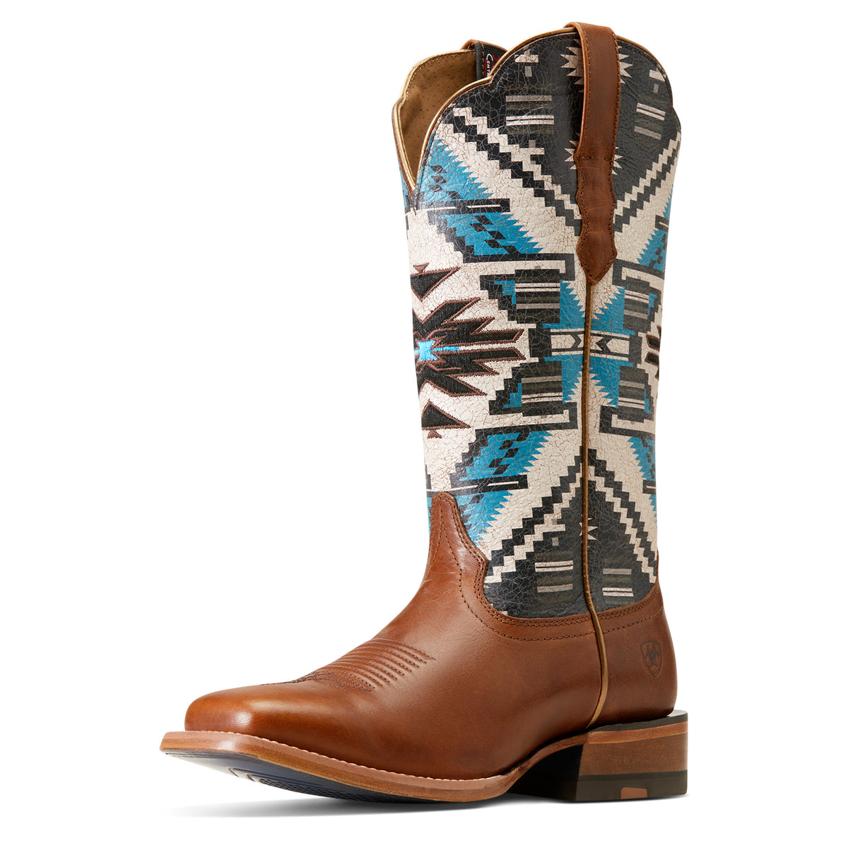 Ariat Ladies Frontier Chimayo Dark Chocolate Square Toe Western Boots