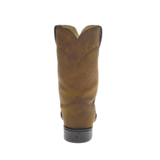 Justin Men's 10" Temple Roper Clay Brown Casual Boots JB3001