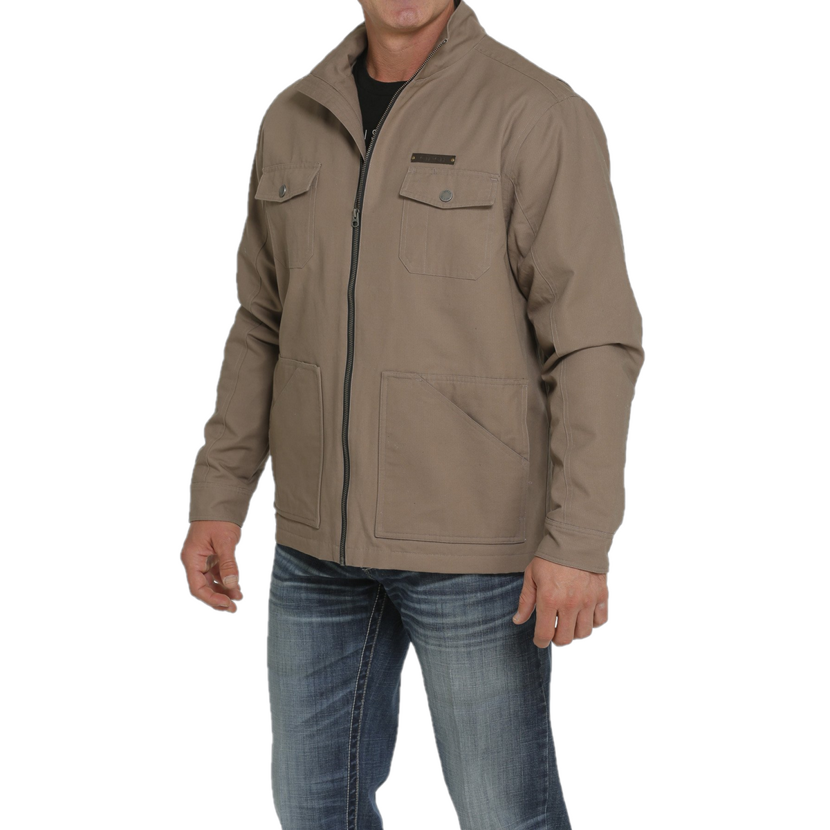 Cinch® Men's Stone Tan Lined Canvas Coat MWJ1573001