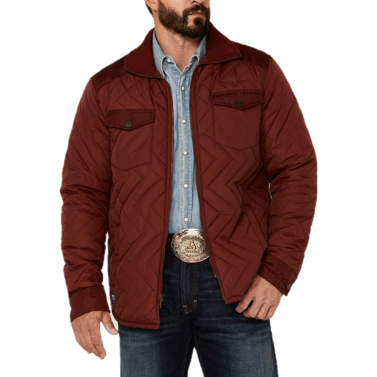 Kimes Ranch Men's Burgundy Skink Jacket SKINK-BURG