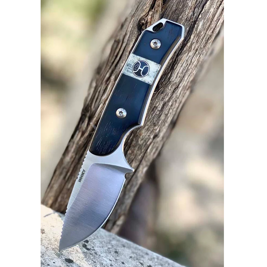 Hooey® Horn Buffalo Fixed Blade Skinner Knife HK301