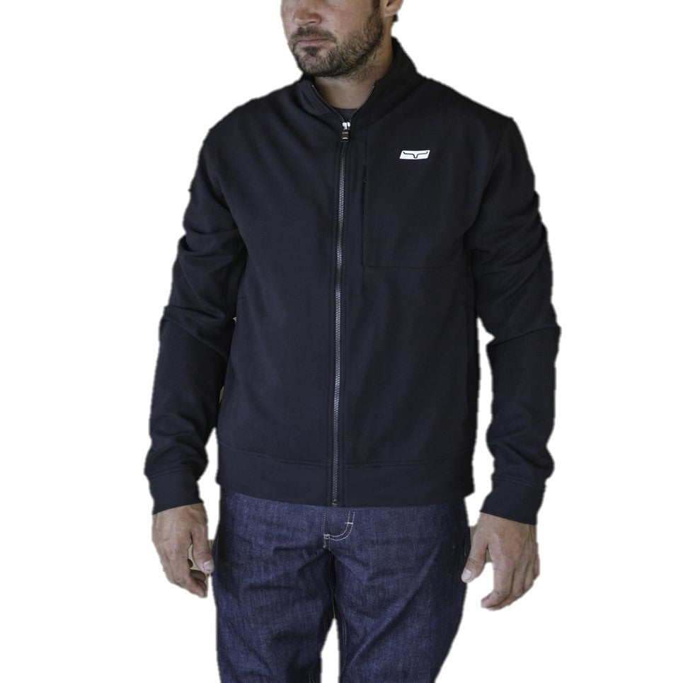 Kimes Ranch Men's Kuna Zip Front Black Jacket KUNA-BLK